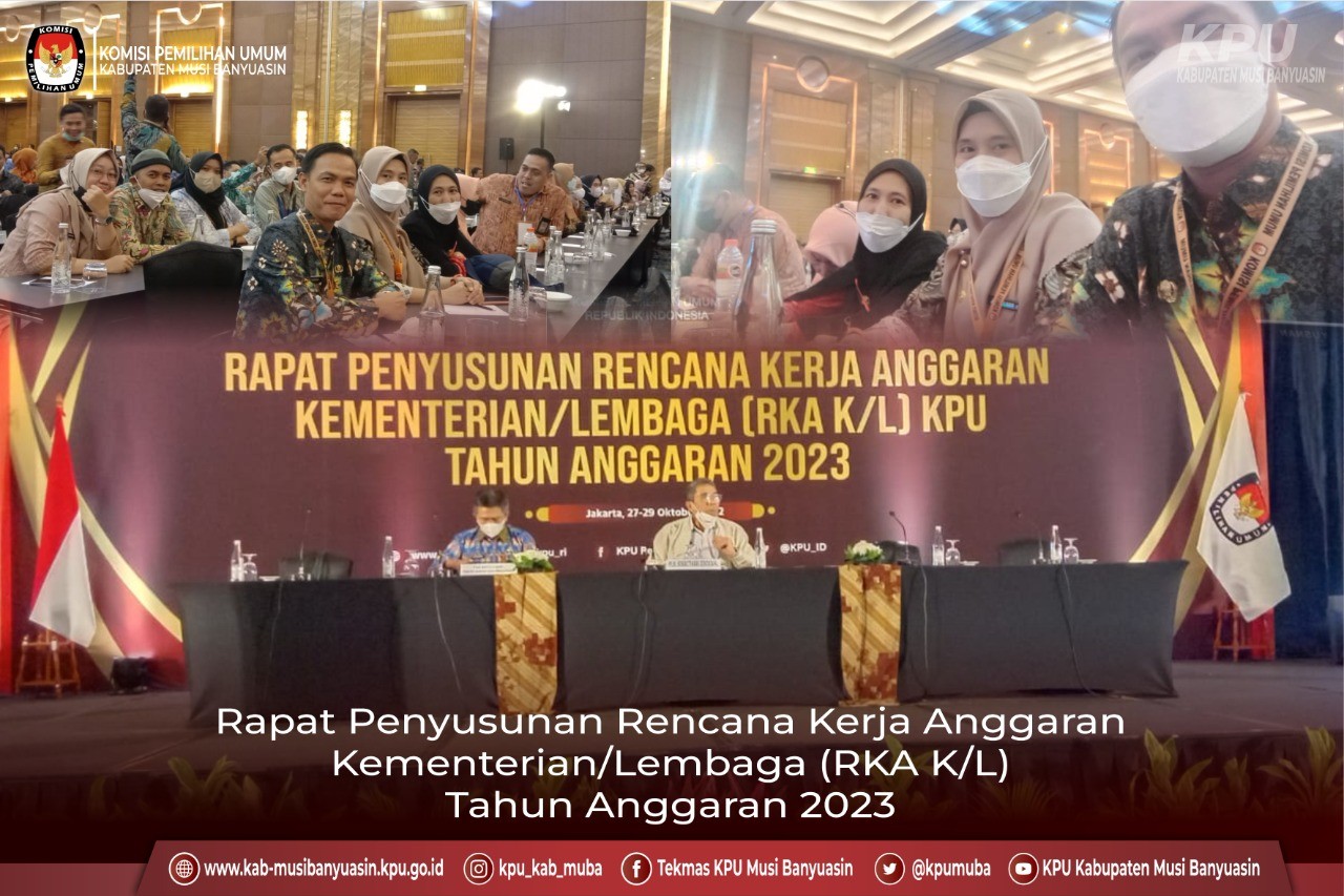 KPU KAB-MUSIBANYUASIN - Menghadiri Rapat Koordinasi Penyusunan Rencana ...